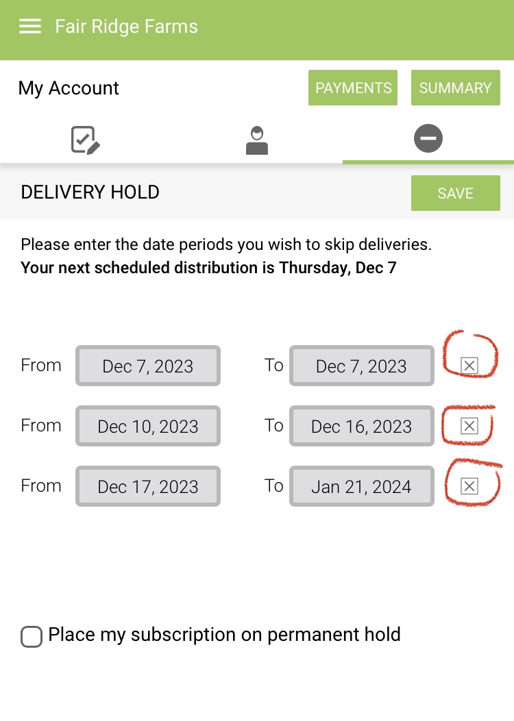 HOW TO PLACE A DELIVERY HOLD FAIR RIDGE FARMS how-to-place-a-delivery-hold-fair-ridge-farms